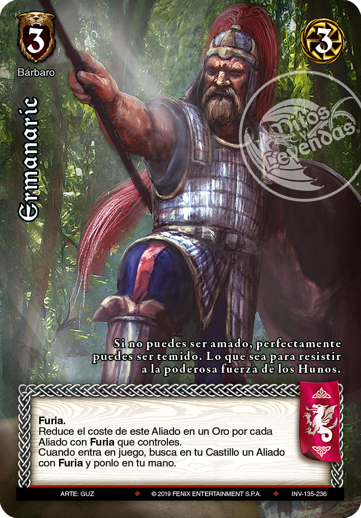 Los hunos – Mitos y Leyendas TCG