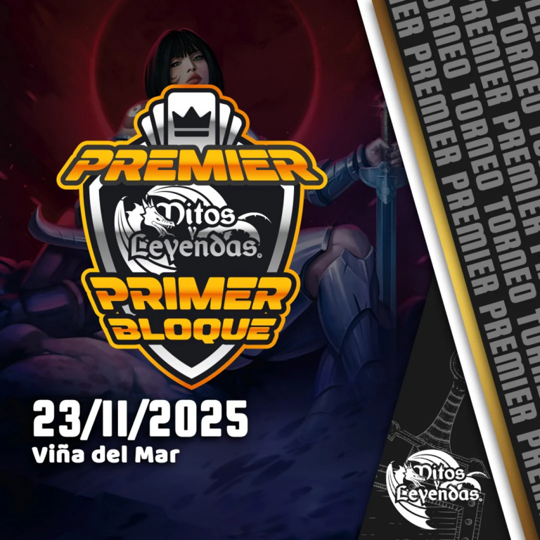 PREMIER PRIMER BLOQUE – VIÑA DEL MAR – 23 NOVIEMBRE – Mitos y Leyendas TCG